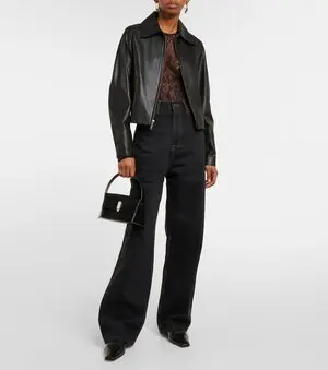 Wardrobe.NYC High-rise Straight Jeans