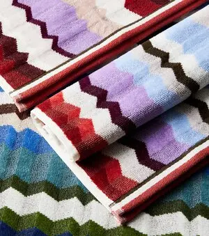 Missoni Eva Zigzag Set Of 2 Cotton Terry Towels