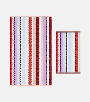 Missoni Eva Zigzag Set Of 2 Cotton Terry Towels
