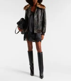 Dolce & Gabbana Leather Knee-high Boots