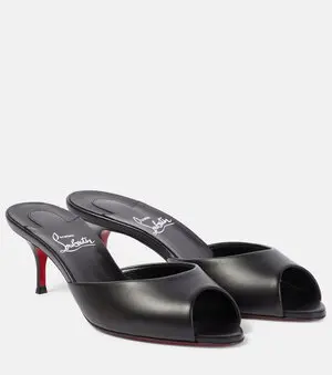 CHRISTIAN LOUBOUTIN Me Dolly Leather Mules - Black