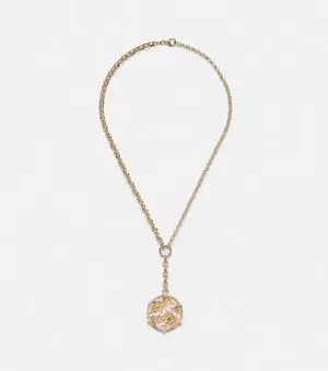 FOUNDRAE 18kt Yellow Diamond Pendant Necklace - Gold