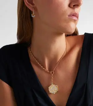 FOUNDRAE 18kt Yellow Diamond Pendant Necklace