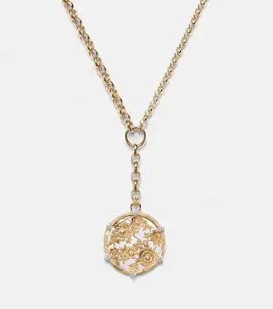 FOUNDRAE 18kt Yellow Diamond Pendant Necklace