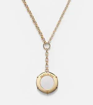 FOUNDRAE 18kt Yellow Diamond Pendant Necklace