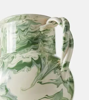 CABANA Marbled Ceramic Vase
