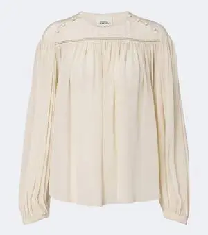 Isabel Marant Étoile Nuna Silk Blouse - White