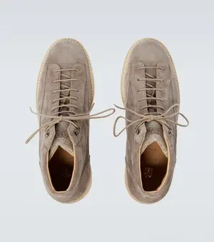 Brunello Cucinelli Suede Ankle Boots