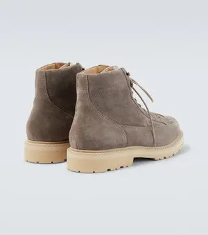 Brunello Cucinelli Suede Ankle Boots