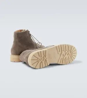 Brunello Cucinelli Suede Ankle Boots