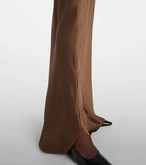 NILI LOTAN Cami Silk Charmeuse Slip Dress