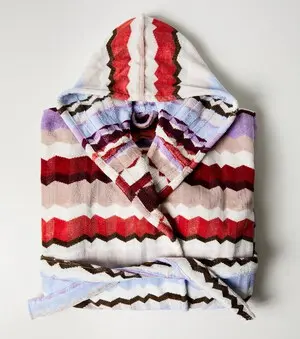 Missoni Eva Zigzag Cotton Terry Bathrobe