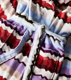 Missoni Eva Zigzag Cotton Terry Bathrobe