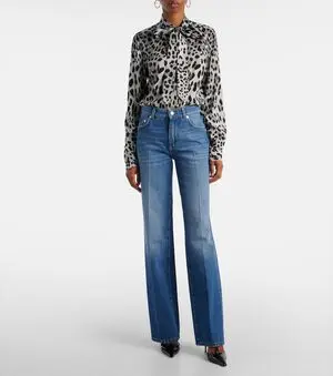 Dolce & Gabbana High-rise Wide-leg Jeans