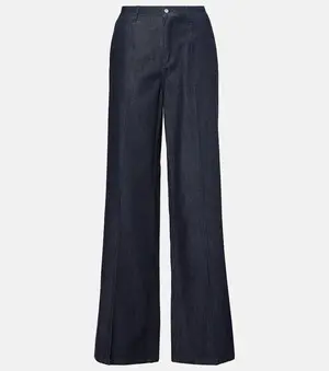 Dolce & Gabbana High-rise Wide-leg Jeans - Blue