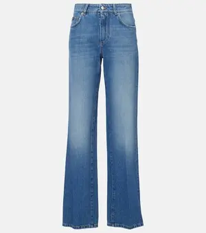 Dolce & Gabbana High-rise Wide-leg Jeans - Blue