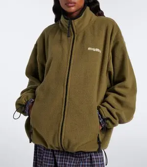 Miu Miu Oversized Fleece Jacket