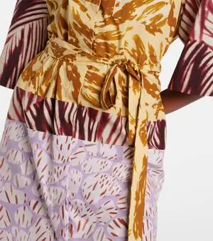 Dries Van Noten Printed Cotton Poplin Shirt Dress