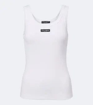 Dolce & Gabbana Logo Cotton Tank Top