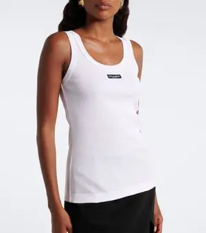 Dolce & Gabbana Logo Cotton Tank Top