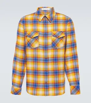 GOD'S TRUE CASHMERE Tartan Cashmere Shirt