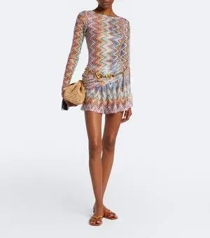 Missoni Zigzag Knit Shorts - Multicoloured