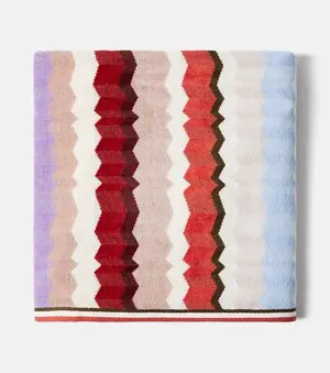 Missoni Eva Zigzag Cotton Terry Bath Sheet - Multicoloured