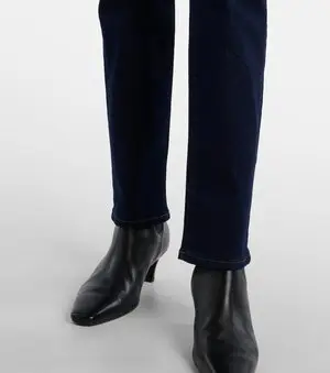 FRAME Pencil High-rise Slim Jeans