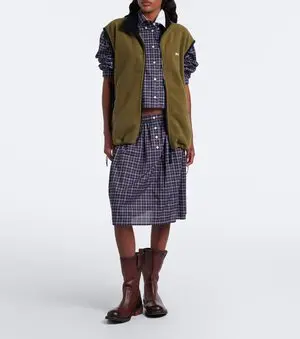 Miu Miu Fleece Vest - Green