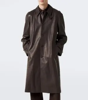 THE ROW Sitali Leather Car Coat
