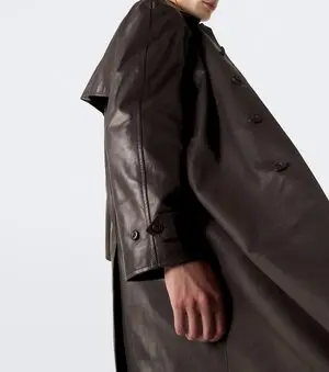 THE ROW Sitali Leather Car Coat