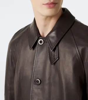 THE ROW Sitali Leather Car Coat