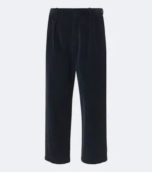 THE ROW Tuxo Cotton Corduroy Straight Pants