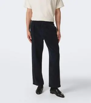 THE ROW Tuxo Cotton Corduroy Straight Pants