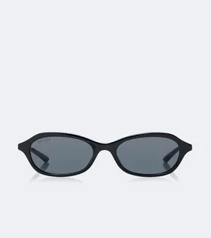 Gucci Bella Oval Sunglasses - Black