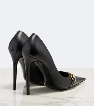 Gucci Donna Horsebit Leather Pumps