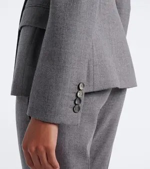 Alexander McQueen Peplum Wool Blazer