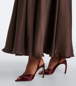 Zimmermann Draped Silk Maxi Dress