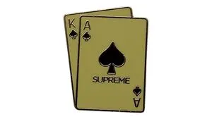 Supreme Cards Pin - Gold