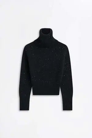Scanlan Theodore Sequin Knit Sweater - Black