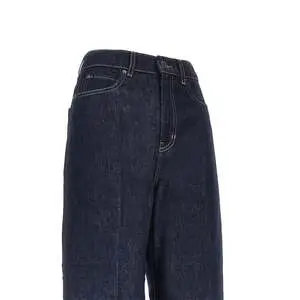 Max Mara Cotton Denim Wide-leg Jeans