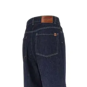 Max Mara Cotton Denim Wide-leg Jeans