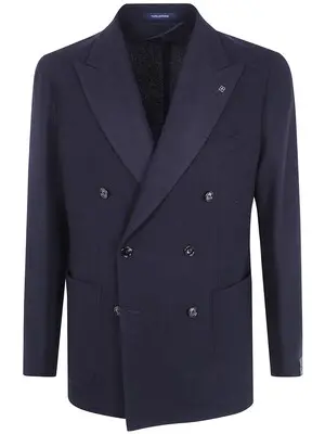 Tagliatore Jacket Double Breasted "montecarlo - Blue