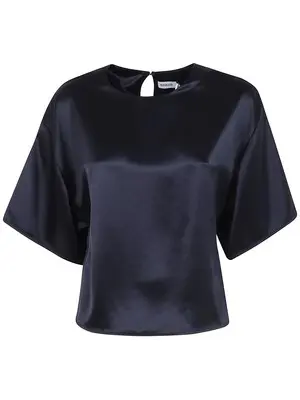 Simkhai Alina Short Sleeve Top - Black