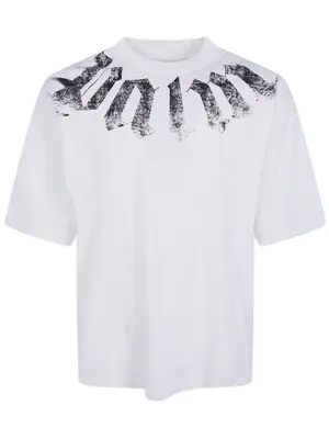 Palm Angels T-shirt Loose Fit "big Neck Logo