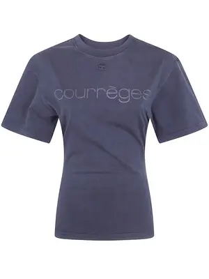 COURREGES Courrèges Logo Print T-shirt