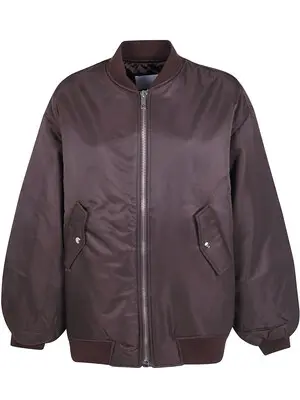 THE FRANKIE SHOP Astra Bomber Jacket - Brown