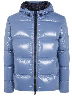 Herno Hooded Zip-up Puffer Jacket