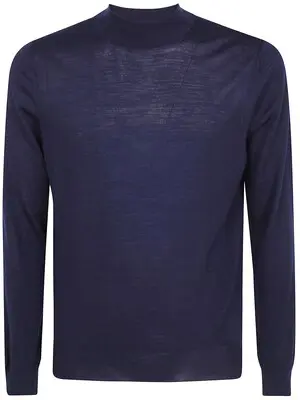 GRAN SASSO Sweater Long Sleeves Turtleneck - Blue