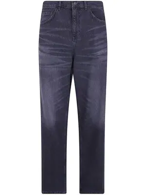 LES DEUX Jeans Straight Leg "roi Washed - Black